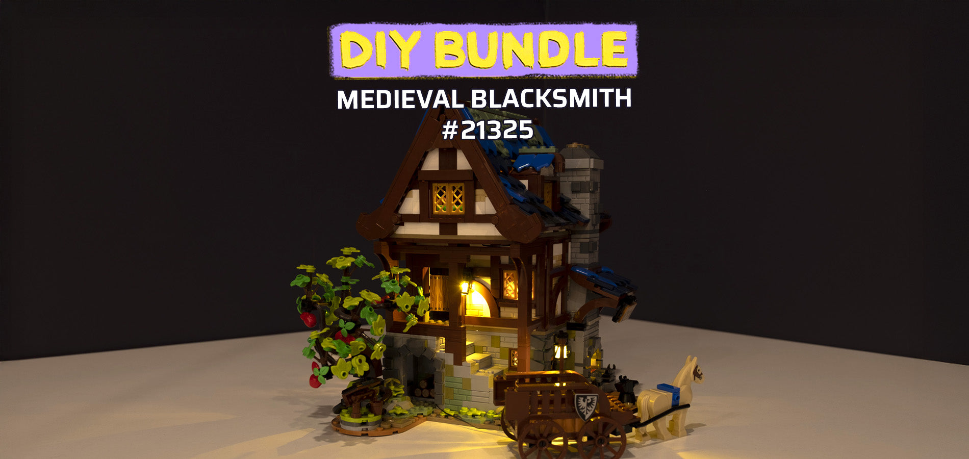 DIY Light Bundle for LEGO® Medieval Blacksmith #21325 – CA
